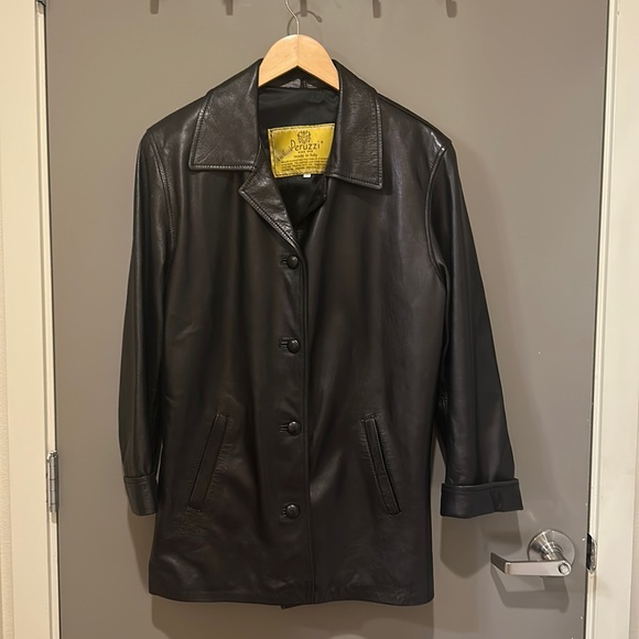 Peruzzi | Jackets & Coats | Vintage Handmade Peruzzi Italian Leather ...